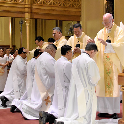 SALESIAN ORDINATION: Five men moulded into living images of Jesus the ...
