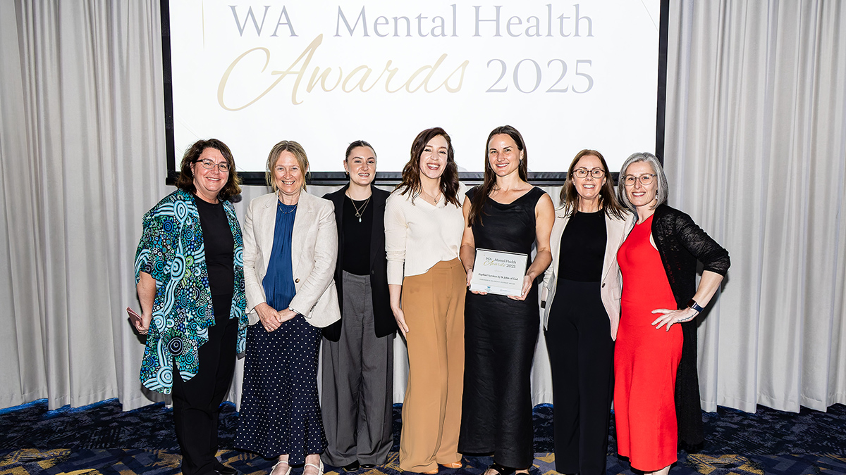 St John of God Health Care wins coveted mental health award | The Record